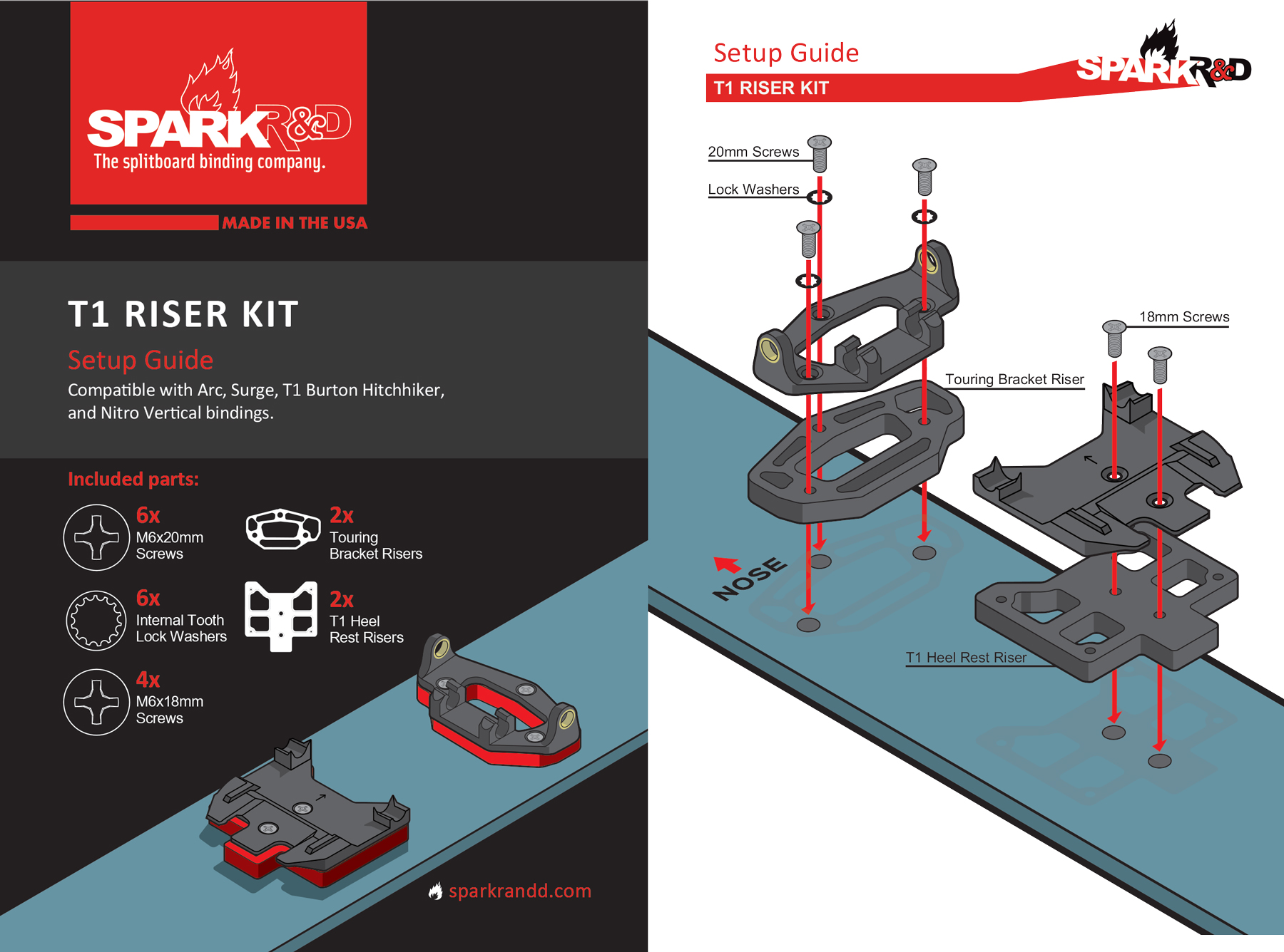Riser Kits - Spark R&D